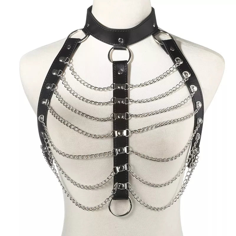 Gothic Body Chain Harness – ROCK 'N DOLL